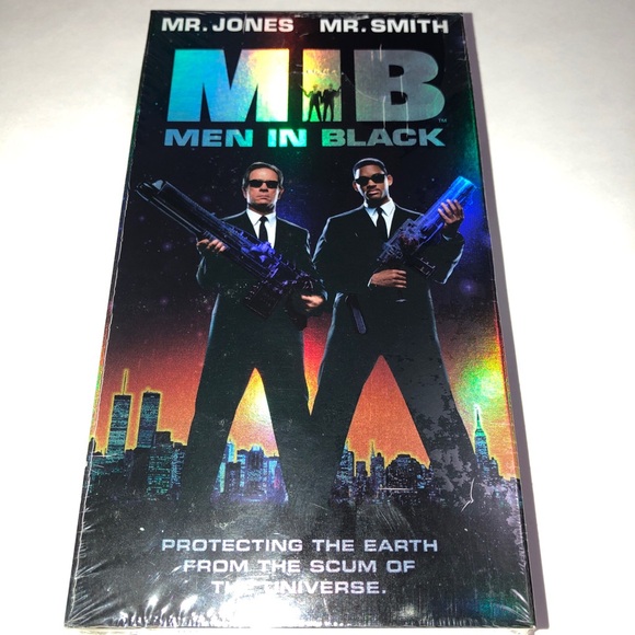 VHS | Media | Men In Black Movie Will Smith Vhs 997 New Factory Sealed ...